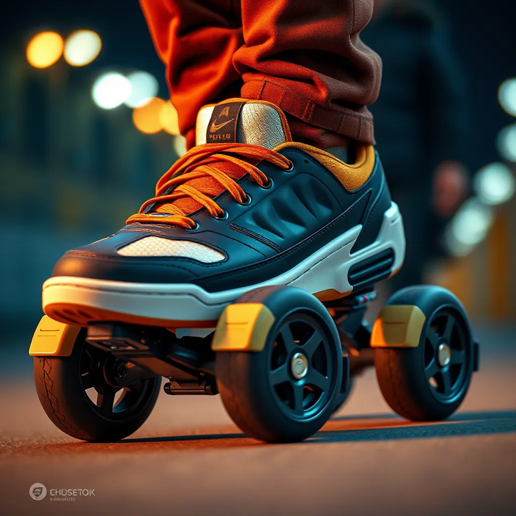 The Evolution and Dynamics of Four-Wheeled Skate Shoes