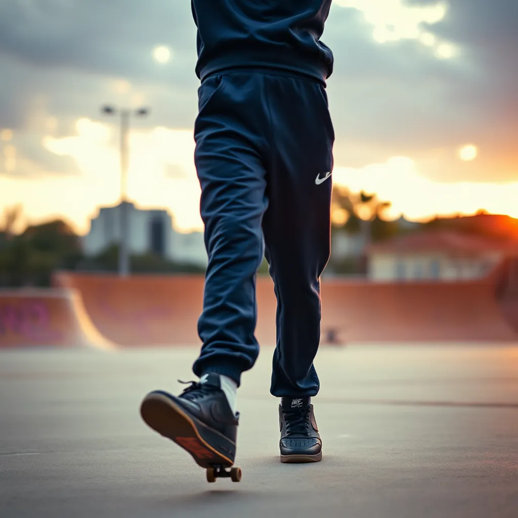 Navy Nike Sweats: A Skate Culture Essential