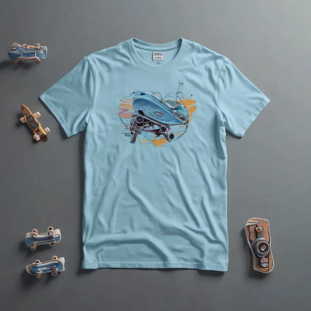 Light Blue Graphic T-Shirts: Style and Identity