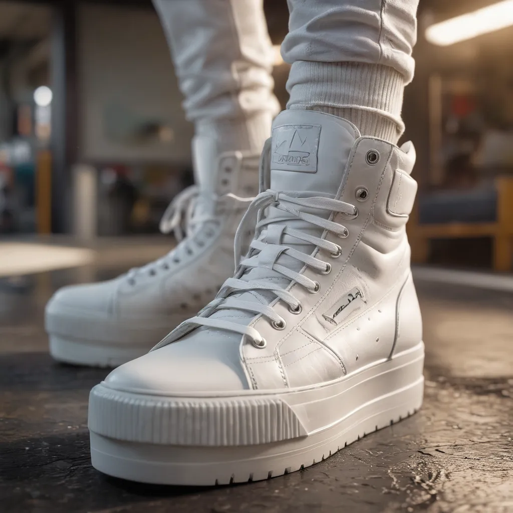 The Role of White High Top Platform Sneakers in Skate Culture