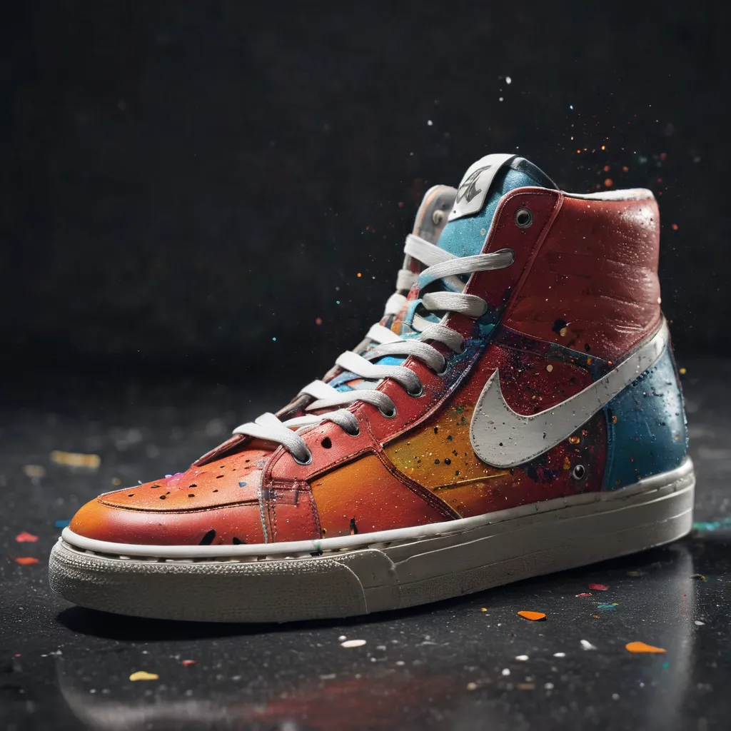 Paint Splatter Shoes: A Unique Element of Skate Culture