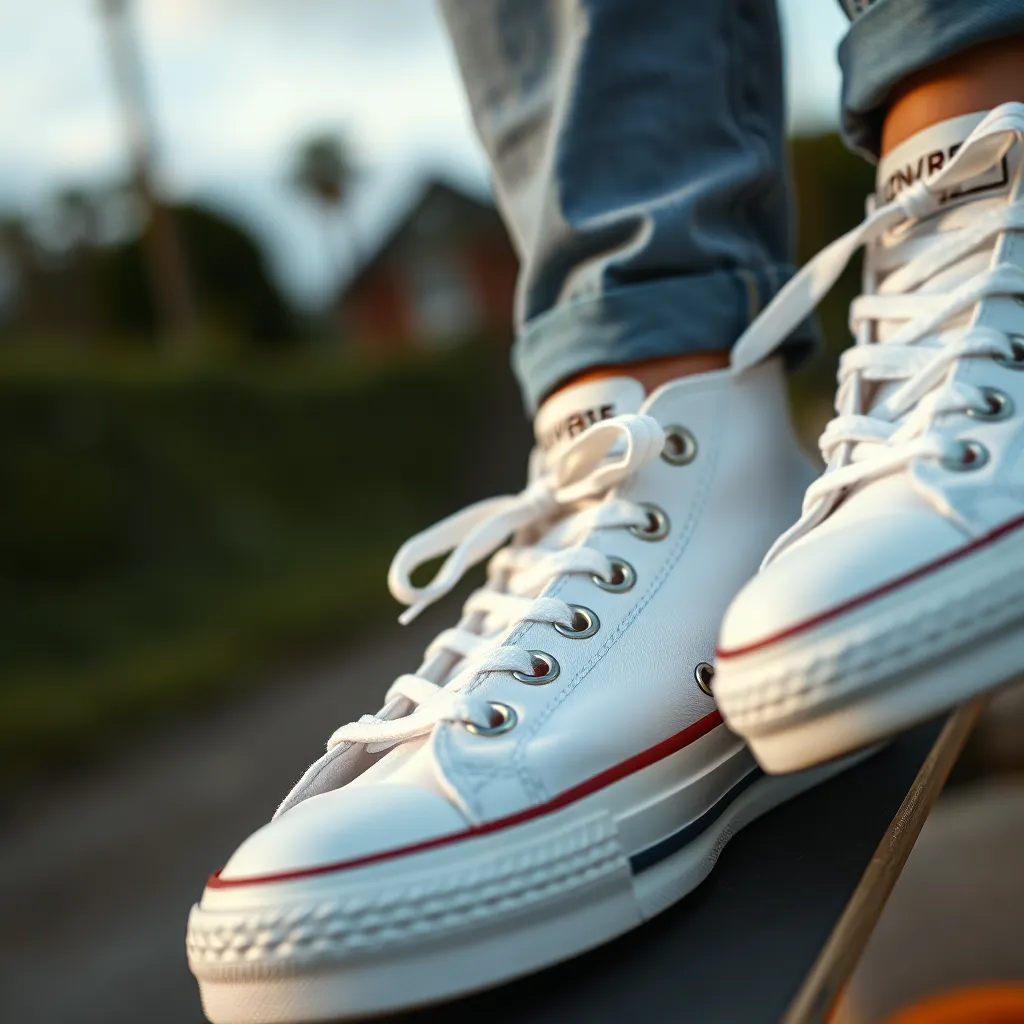The Role of Plain White Converse in Women's Skate Culture