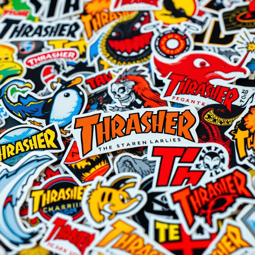 Thrasher Stickers: Cultural Impact and Design Journey